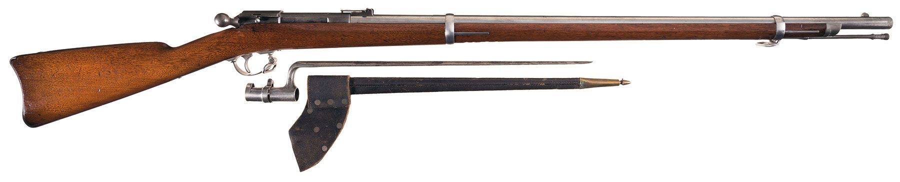 U.S. Springfield Armory Ward-Burton Model 1871 Bolt Action Rifle | Rock ...