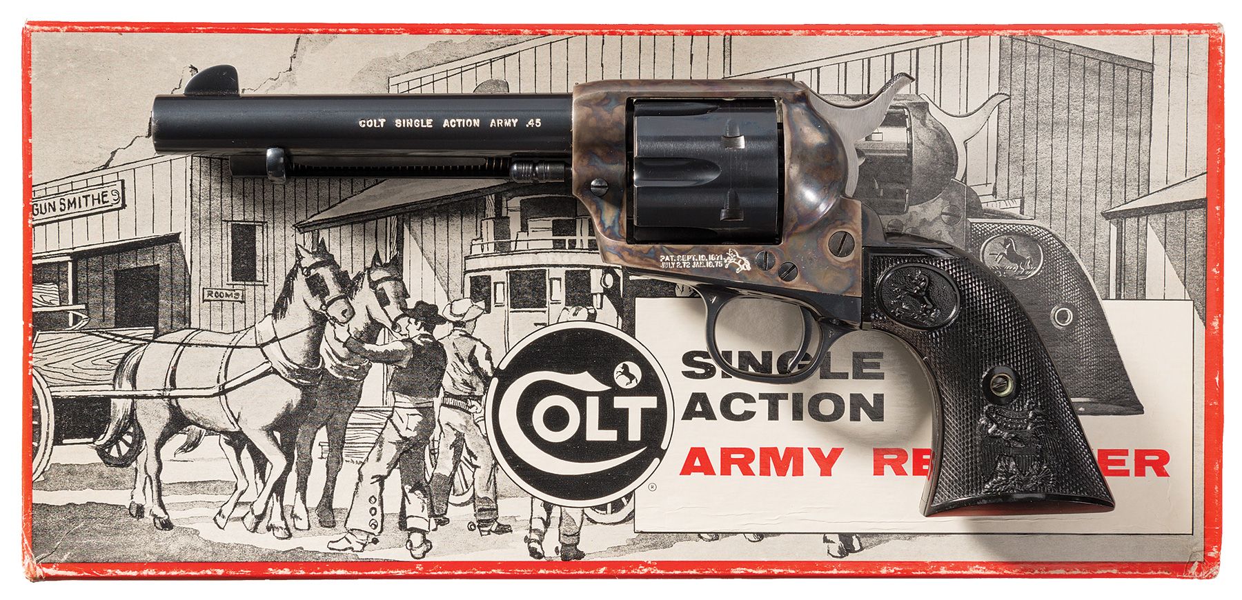 Colt 2nd Gen Single Action Army Revolver with Stagecoach Box | Rock ...