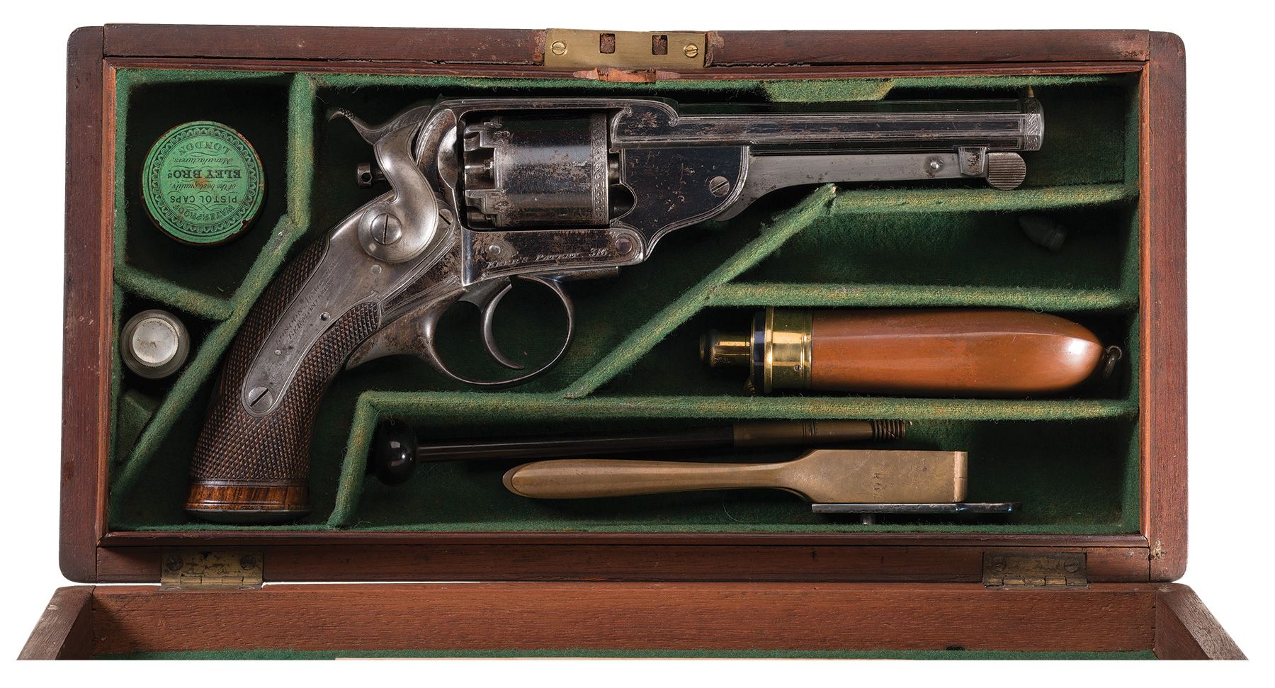 London Armory Kerr Patent Percussion Revolver | Rock Island Auction