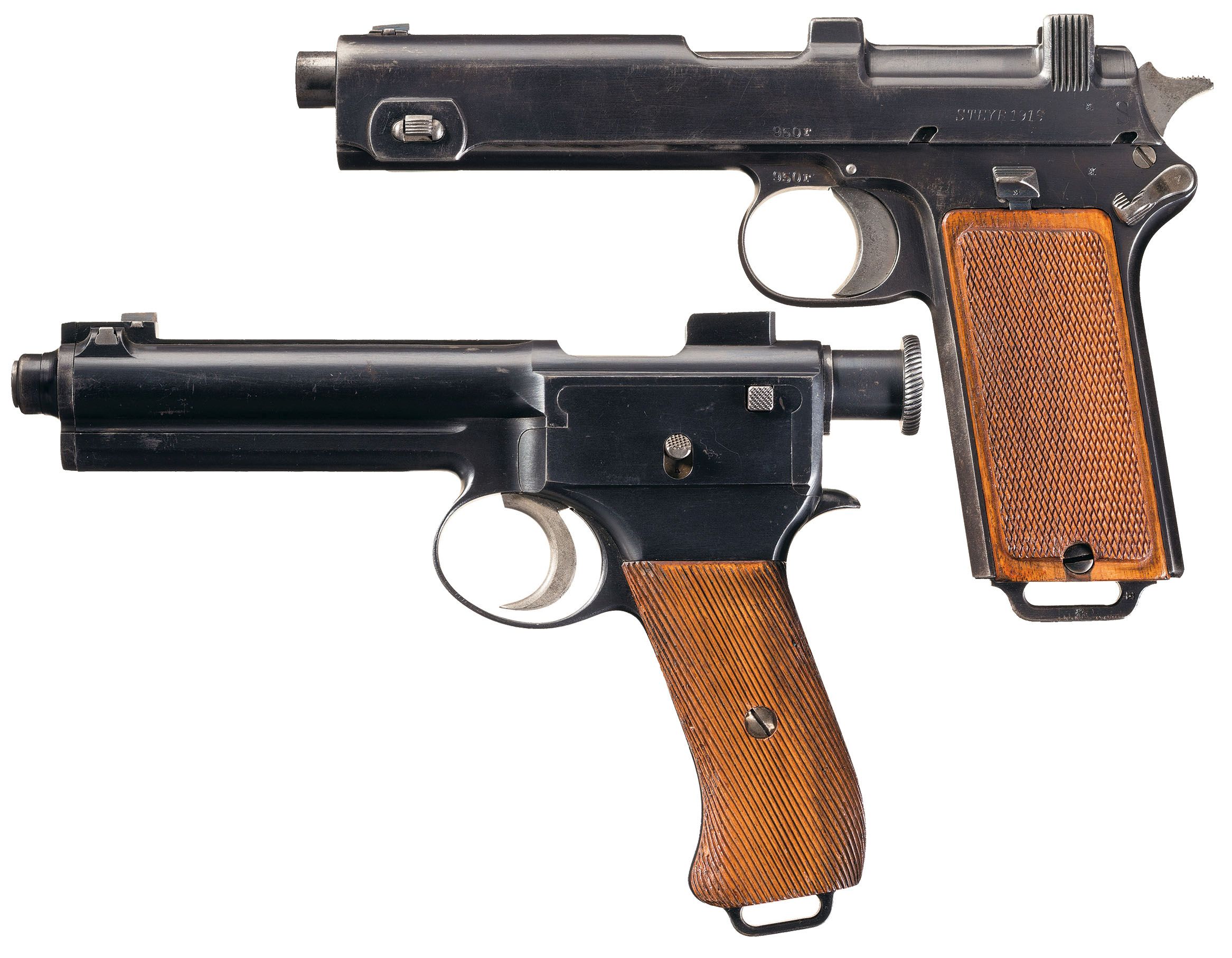 Collector's Lot of Two Austro-Hungarian Military Pistols | Rock Island ...