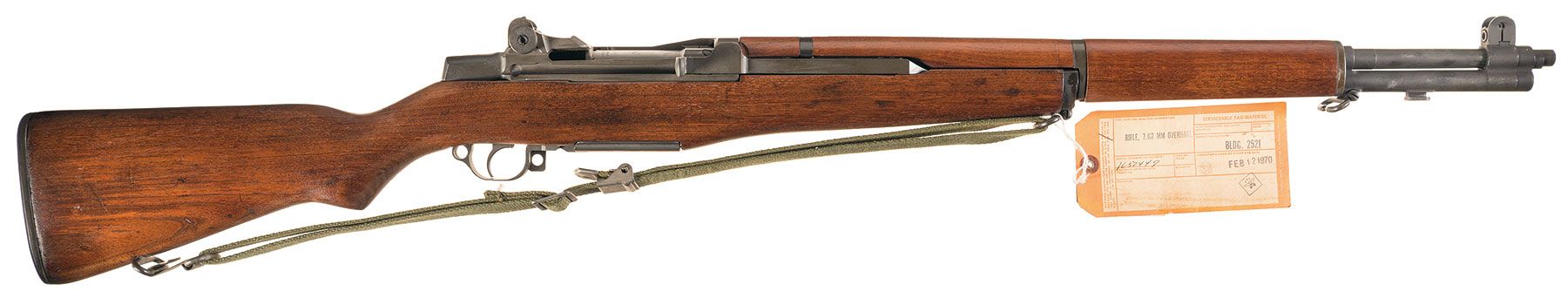 U.S.N. Springfield MkII Mod I Garand SecNav Trophy Rifle w/Docs | Rock ...