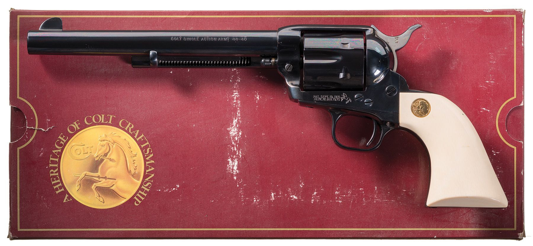 Full Blue Colt Third Gen Single Action Army Revolver with Box | Rock ...