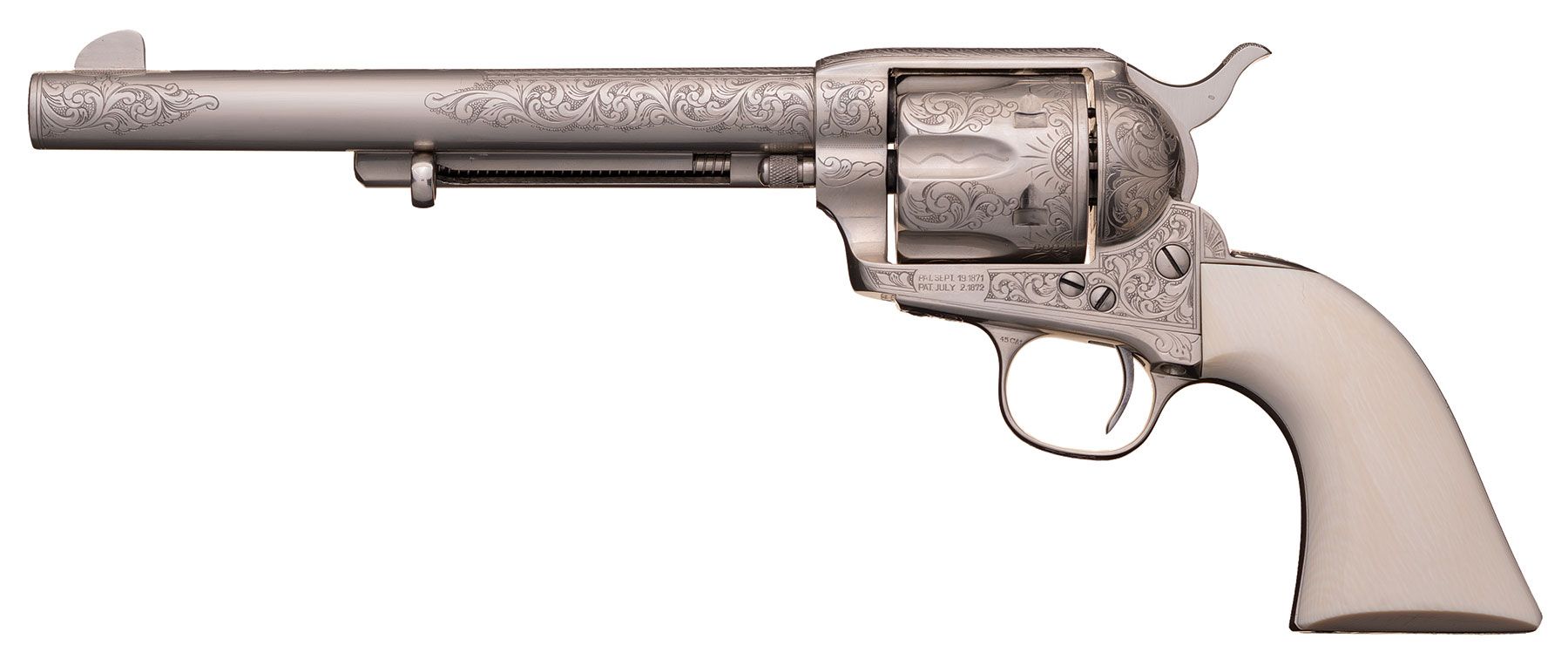 Engraved Uberti Single Action Army Revolver | Rock Island Auction
