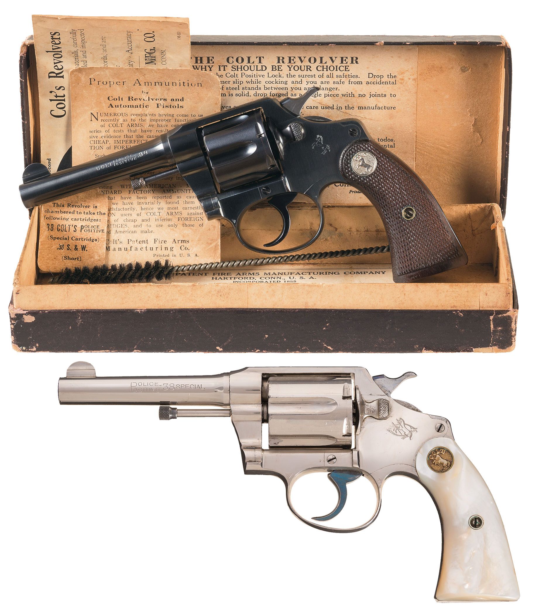 Collector's Lot of Two Colt Double Action Revolvers | Rock Island Auction
