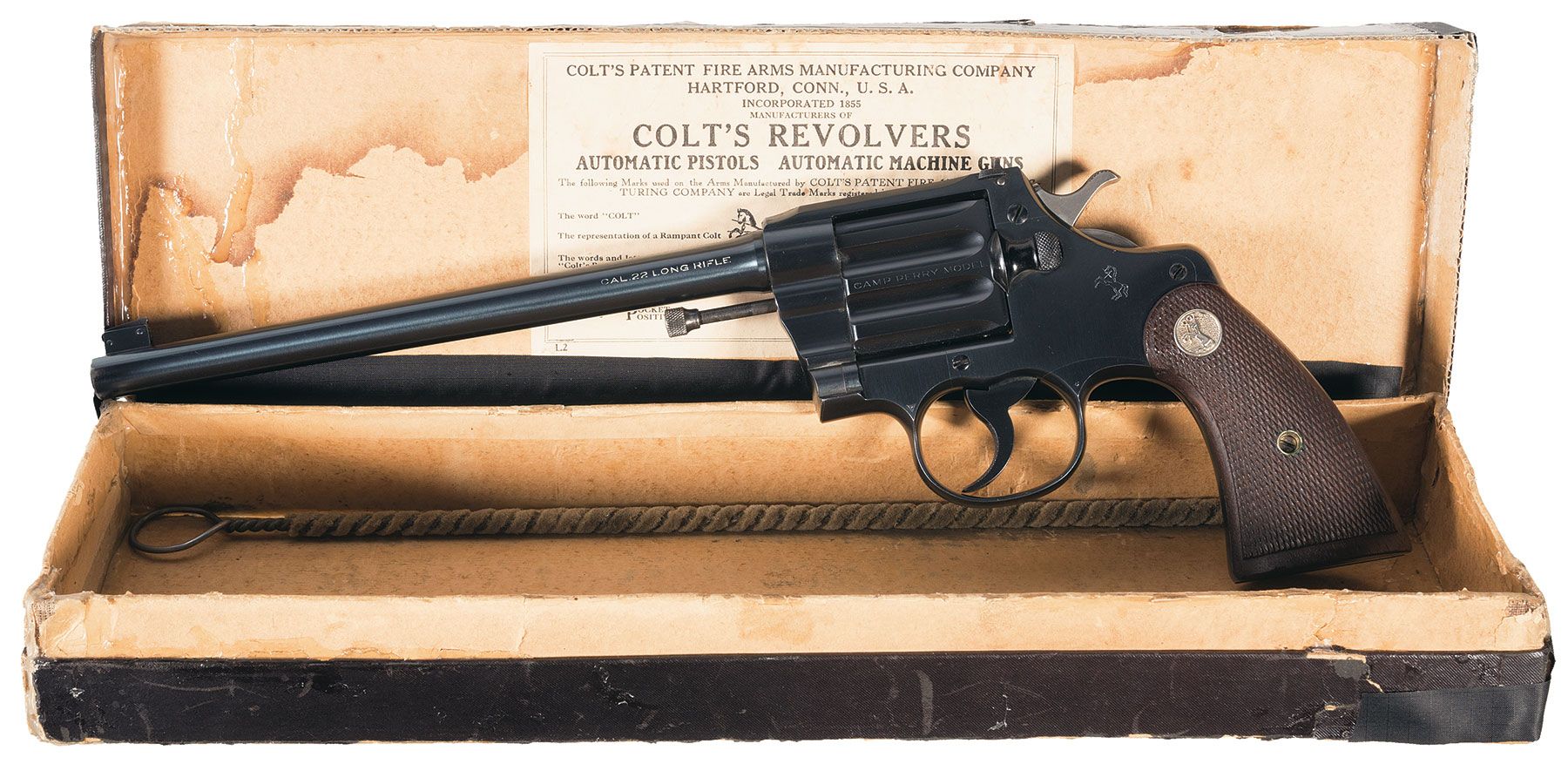Excellent Colt Camp Perry Model Single Shot Target Pistol | Rock Island ...