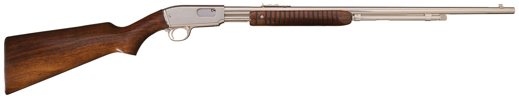 Nickel-Plated Winchester Model 61 Slide Action Rifle | Rock Island Auction