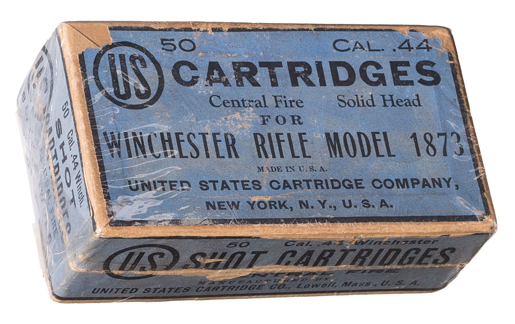 Scarce Box of Vintage 44 Caliber Shot Ammunition | Rock Island Auction