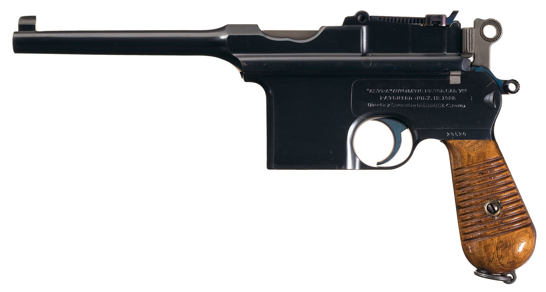 Astra Model 900 Broomhandle Semi-Automatic Pistol | Rock Island Auction