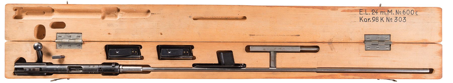 Nazi Proofed Erma 98k 22LR Conversion Kit, w/Ex. Magazine, Case | Rock Island Auction