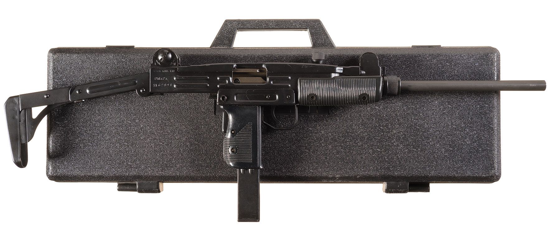 Action Arms/I.M.I. Uzi Model B Semi-Automatic Carbine with Case | Rock ...