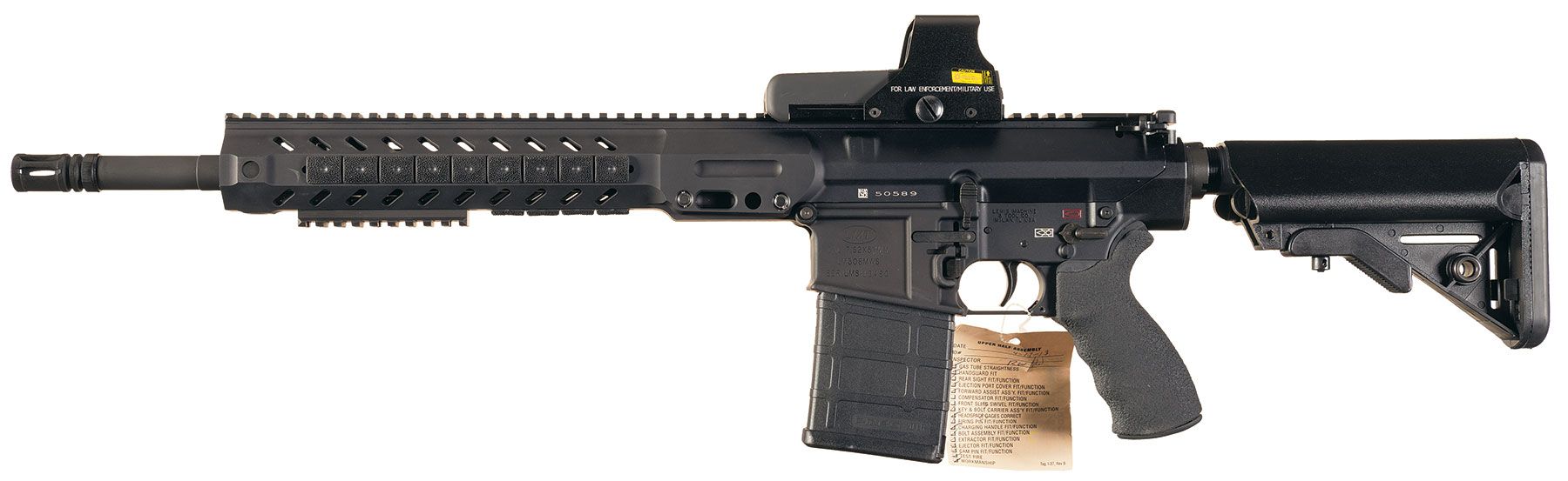 Lewis Machine & Tool LM308MWS Semi-Automatic Rifle with Optical | Rock ...