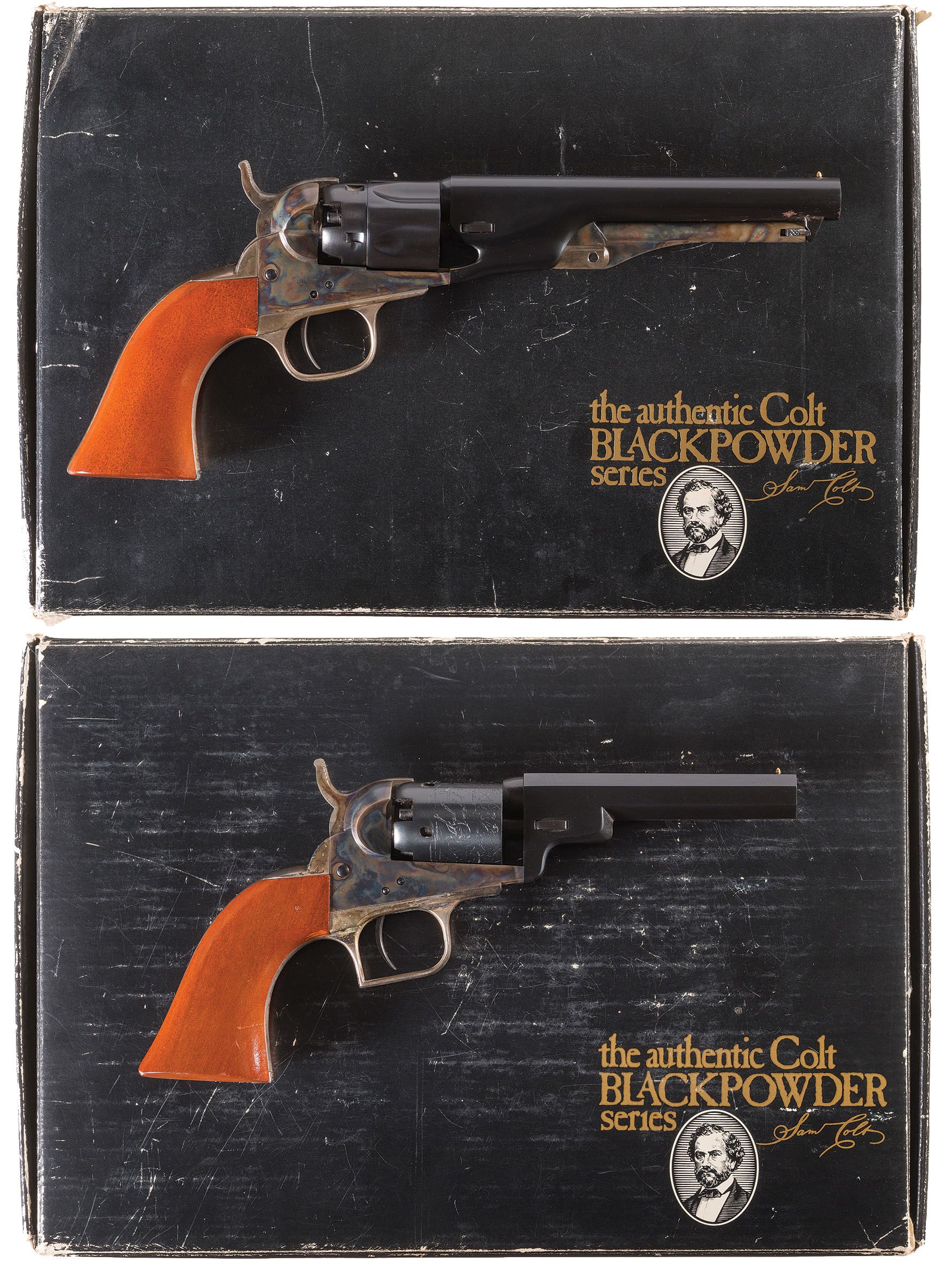Two Colt Black Powder Series Percussion Revolvers with Boxes | Rock ...