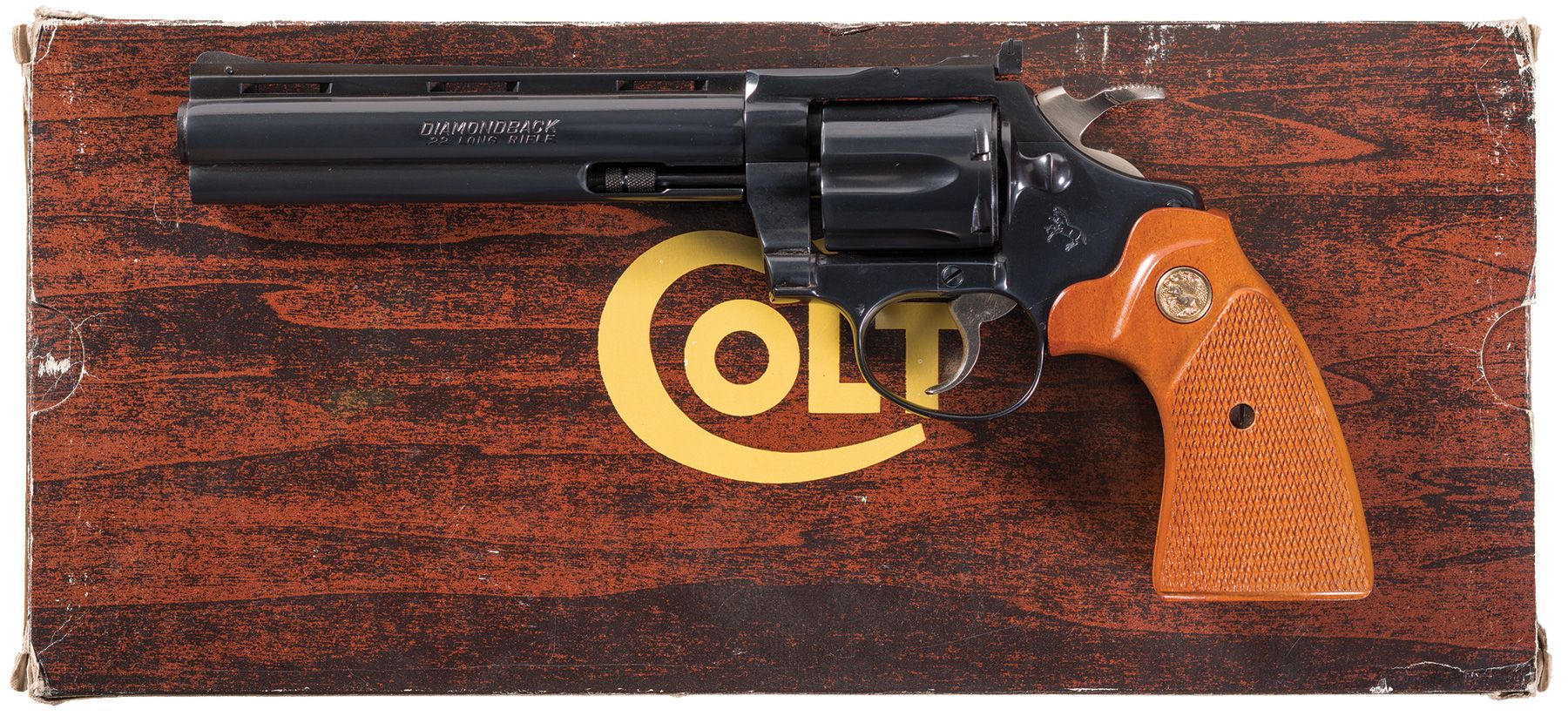 Colt Diamondback .22 LR Double Action Revolver with Box | Rock Island ...