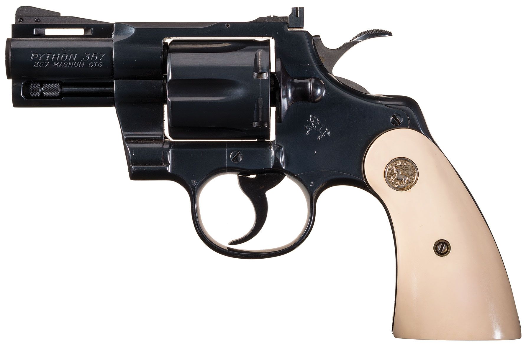 Colt Python Double Action Revolver with Desirable 2 1/2 Inch Bar | Rock ...