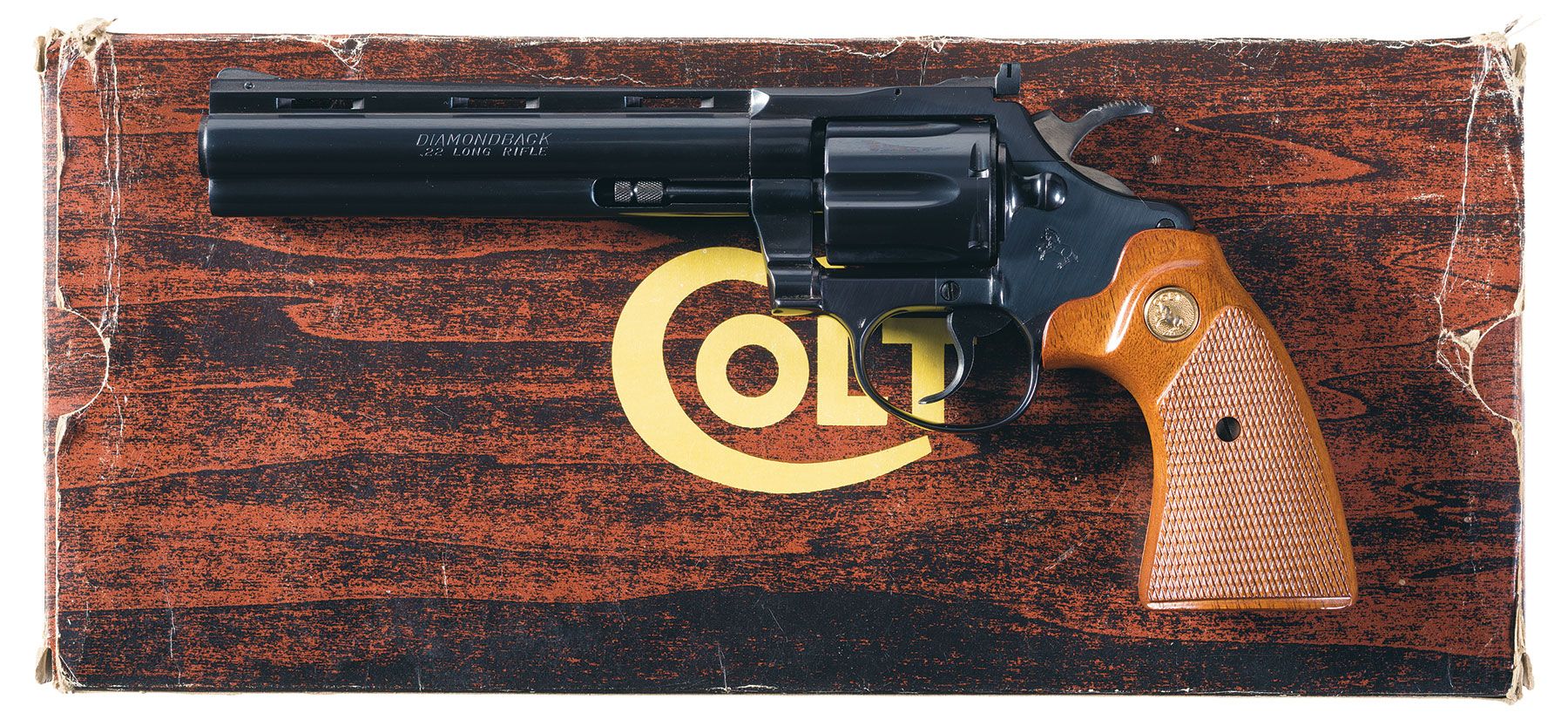 Colt Diamondback .22 LR Double Action Revolver with Box | Rock Island ...
