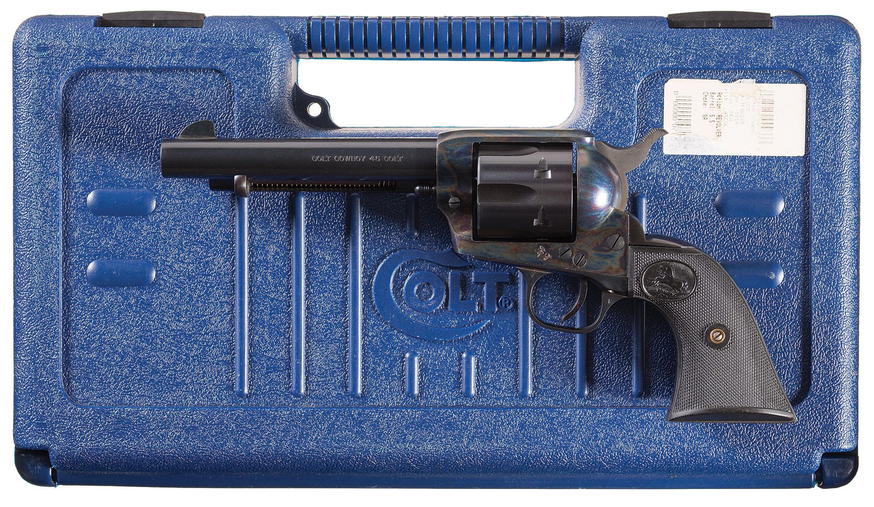 Colt Cowboy Model Single Action Army Revolver with Case | Rock Island ...