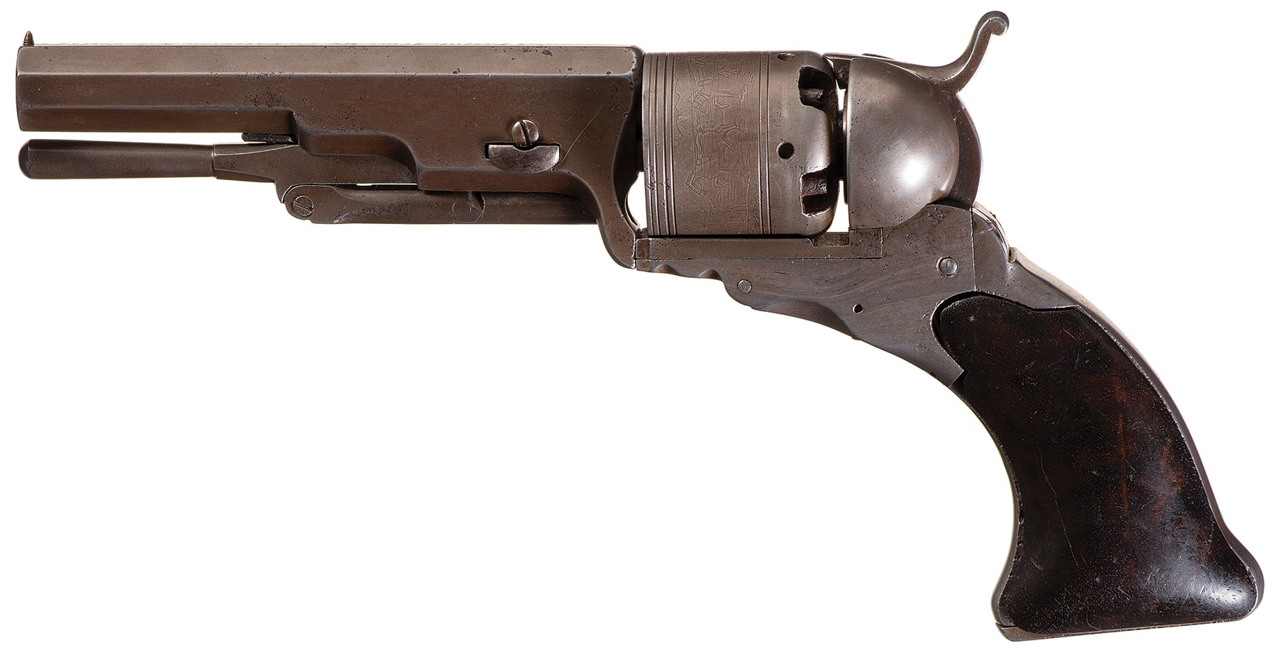 Rare Colt 'Texas Paterson' No. 5 Percussion Revolver | Rock Island Auction