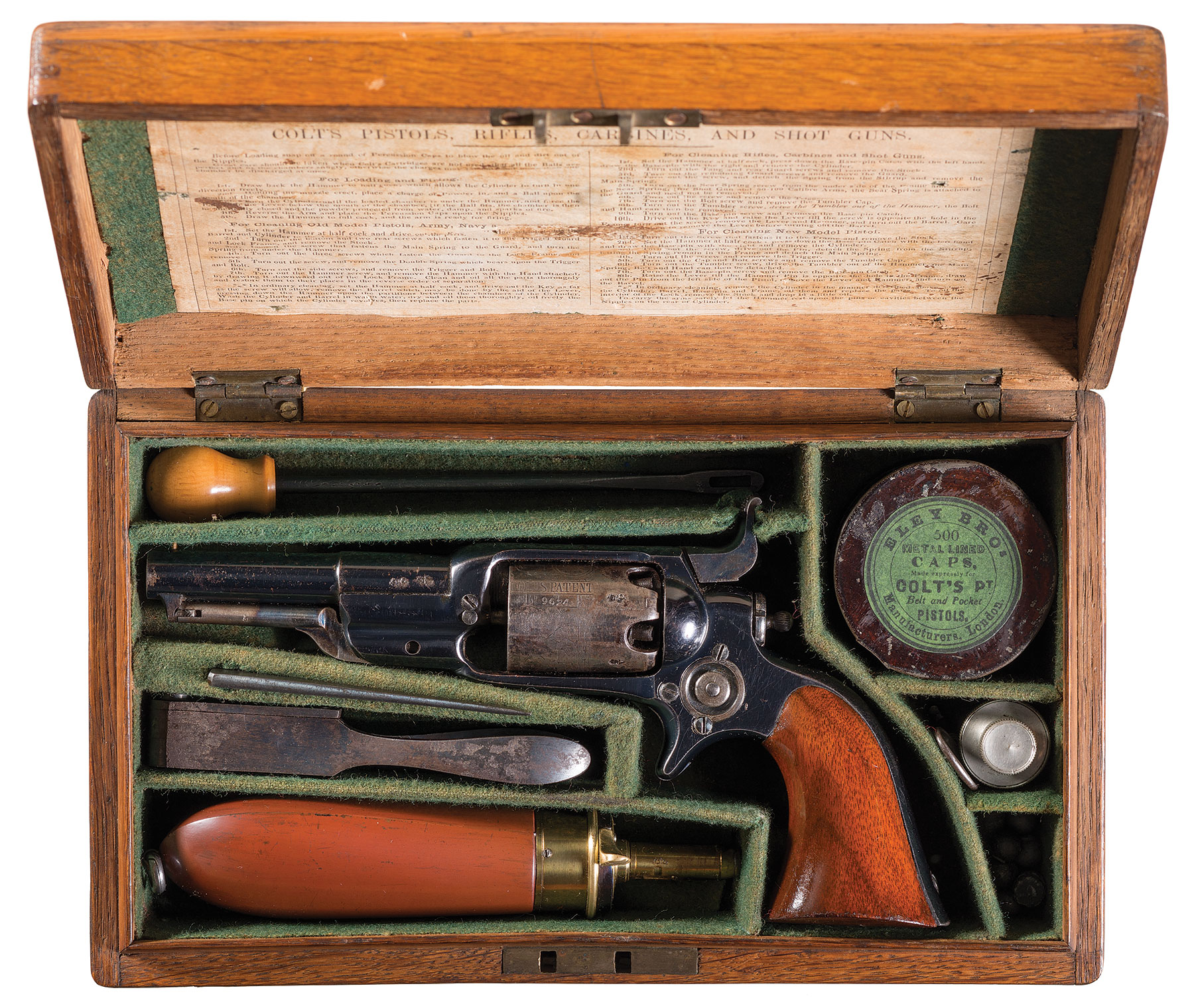 Scarce London Proofed and British Cased Colt Model 1855 | Rock Island ...