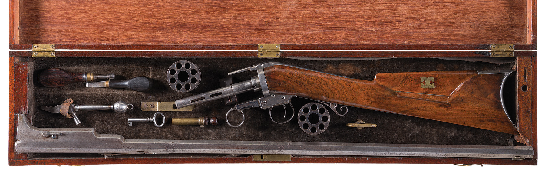 Rare Colt Paterson No. 1 Ring Lever Percussion Revolving Rifle | Rock ...
