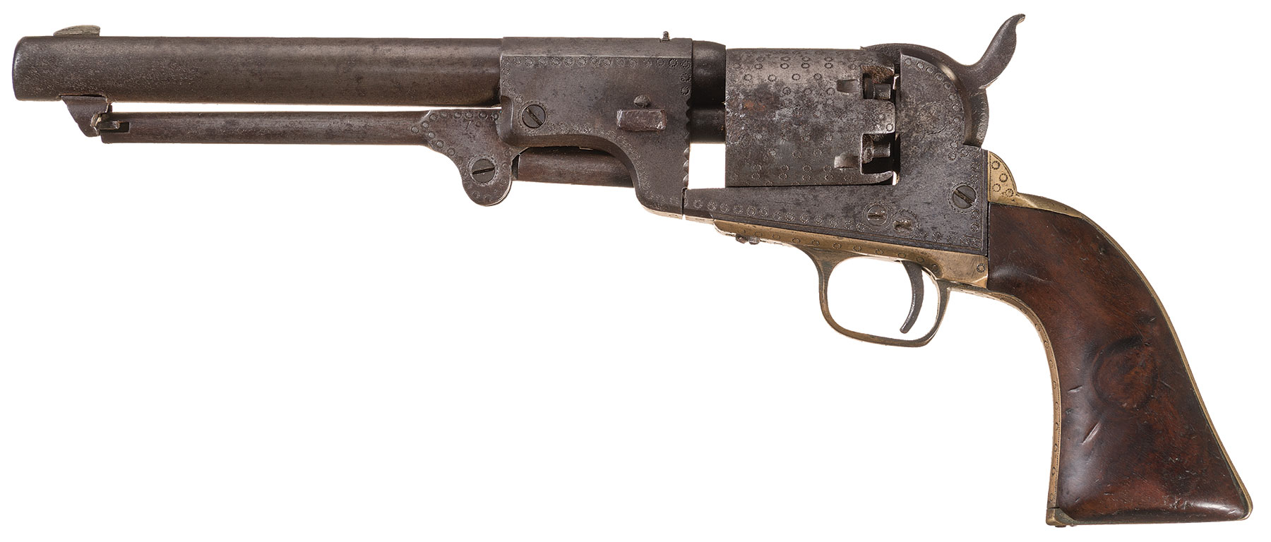 Confederate J.H. Dance & Brothers Dragoon Percussion Revolver | Rock ...