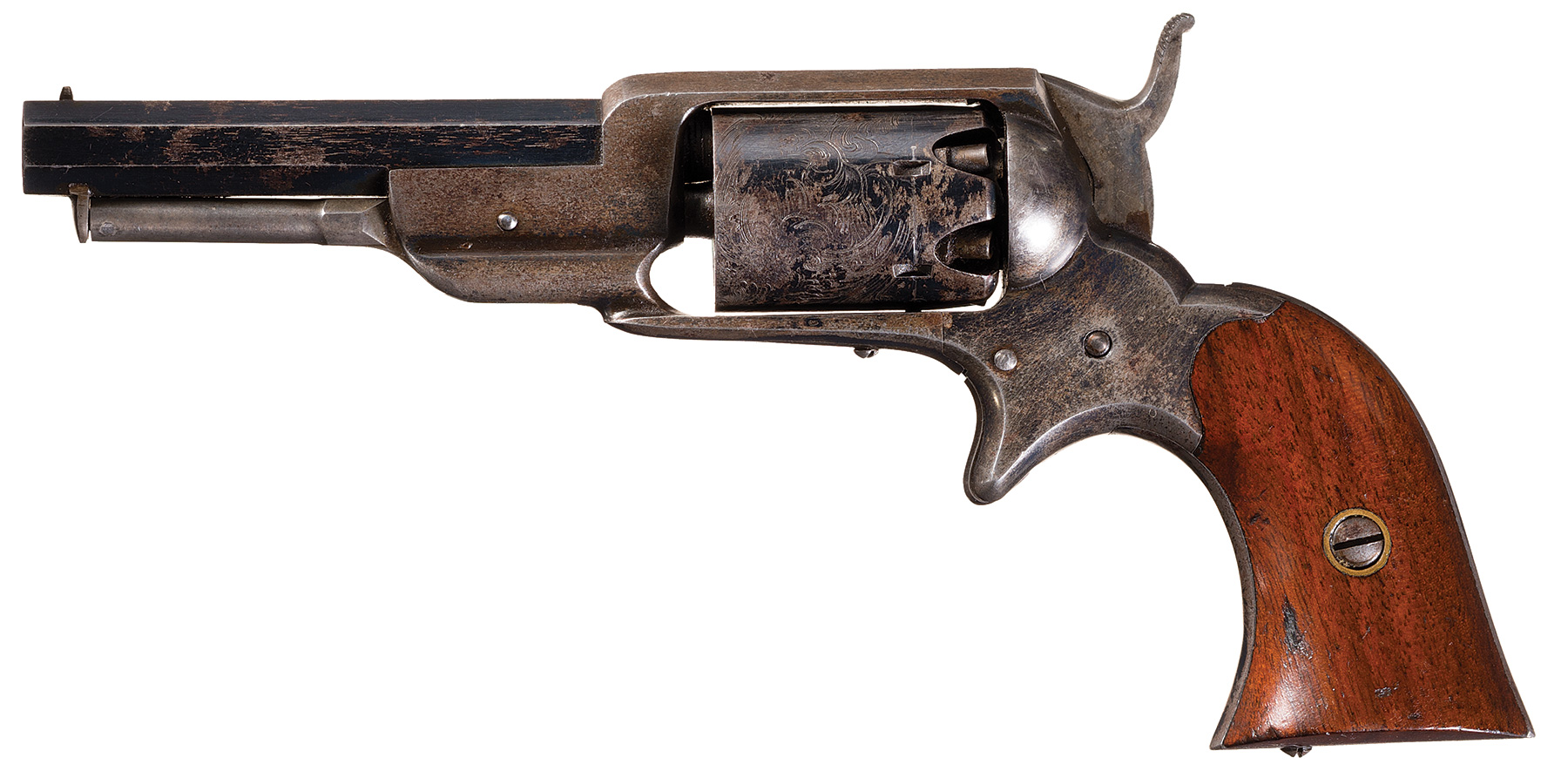 Whitney New Model Pocket Percussion Revolver | Rock Island Auction