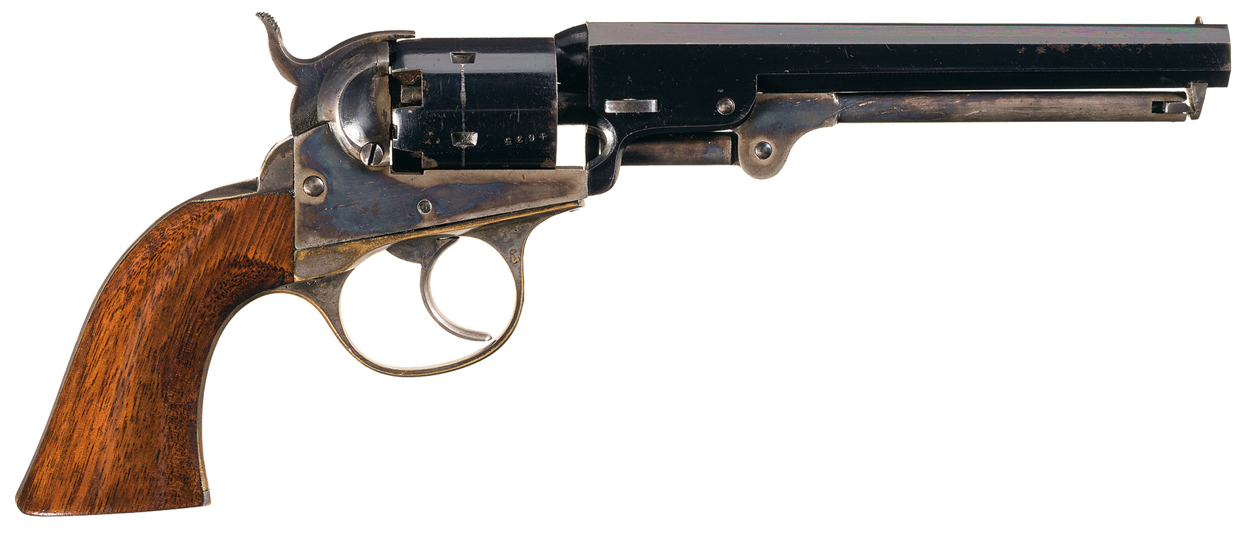 Very Fine Cooper Navy Model Double Action Percussion Revolver | Rock ...