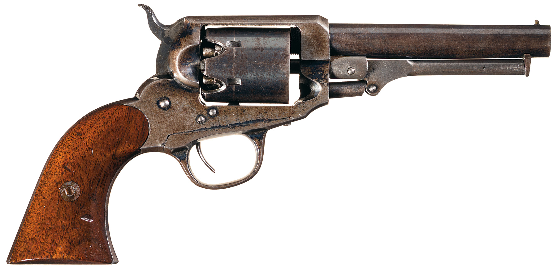 Rare Iron Frame W. Irving Second Model Percussion Revolver | Rock ...