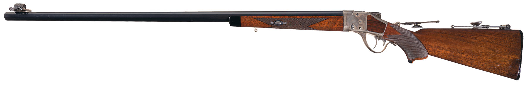 Paneled Sharps Model 1878 Borchardt Long Range Rifle | Rock Island Auction