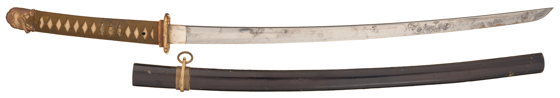 Japanese Military Sword, Air Force Attributed War Trophy | Rock Island ...
