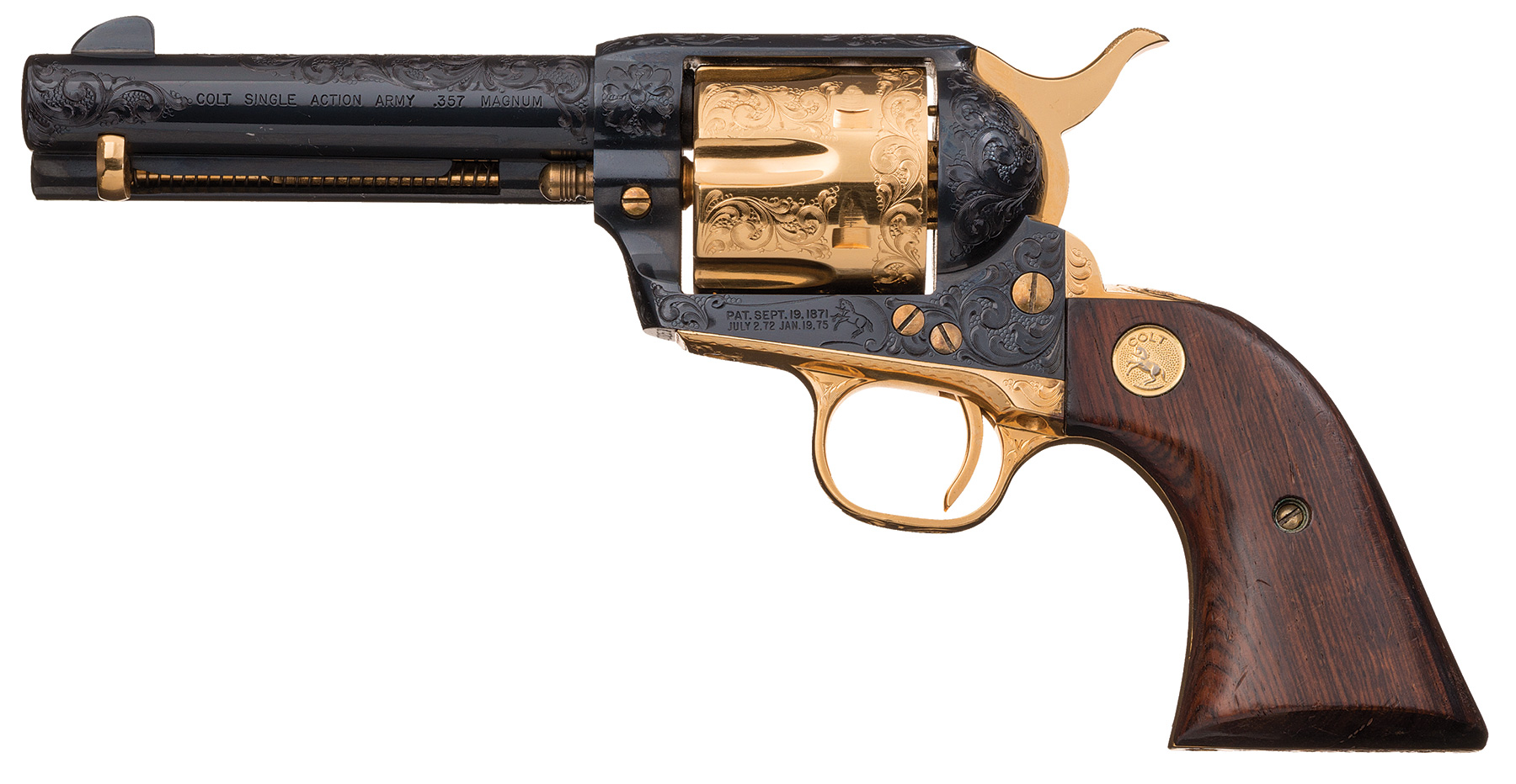 Alvin White Engraved Colt Single Action Army Revolver | Rock Island Auction