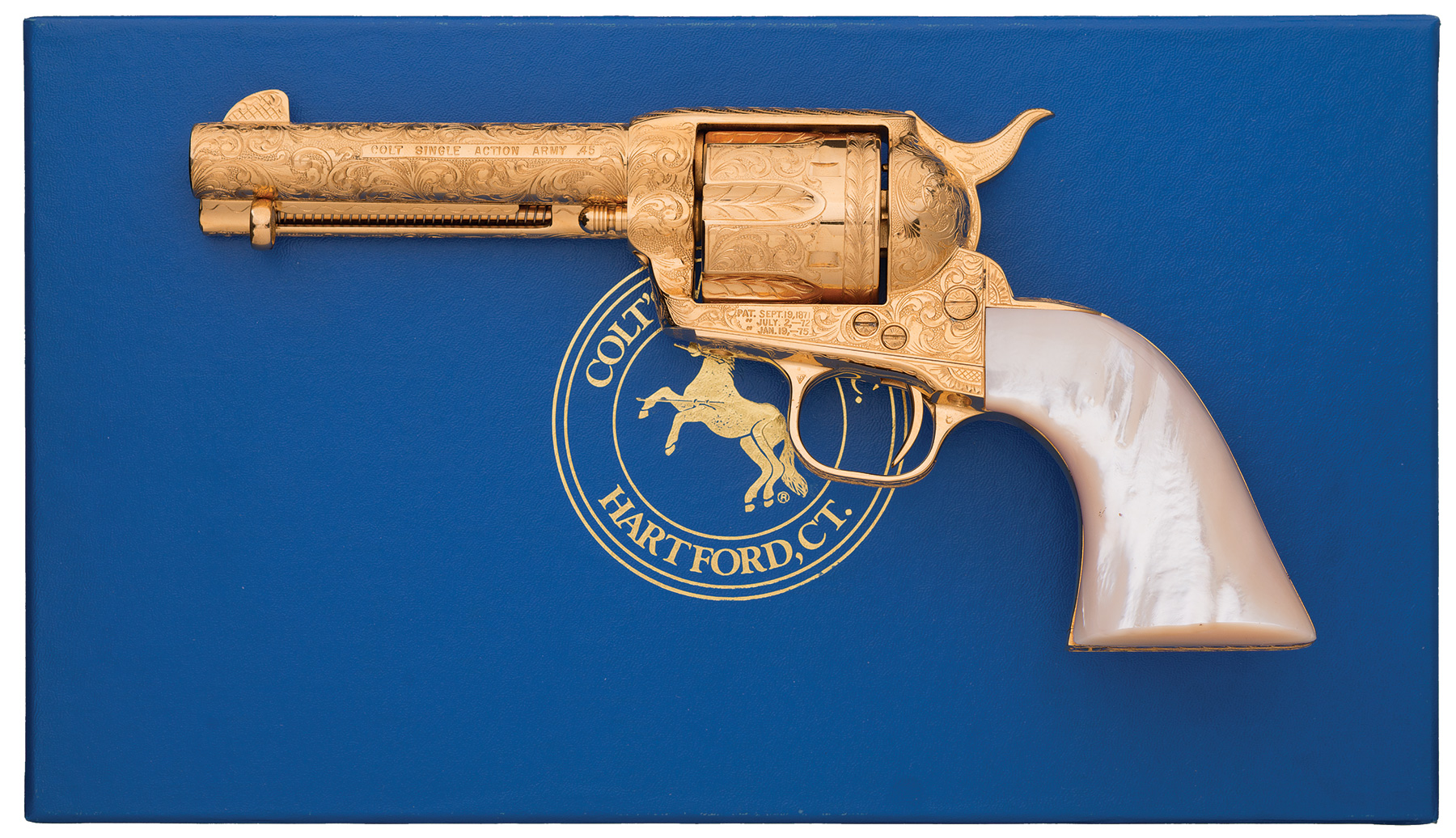 Factory Type 'D' Engraved and Gold-Plated Colt Third Generation | Rock ...