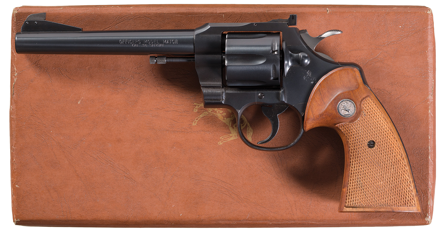 Colt Officer's Model Match .38 Double Action Revolver with Box | Rock ...