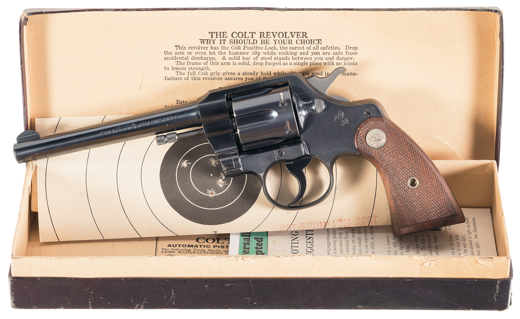 Pre-War Colt Official Police .22 Double Action Revolver with Box | Rock ...