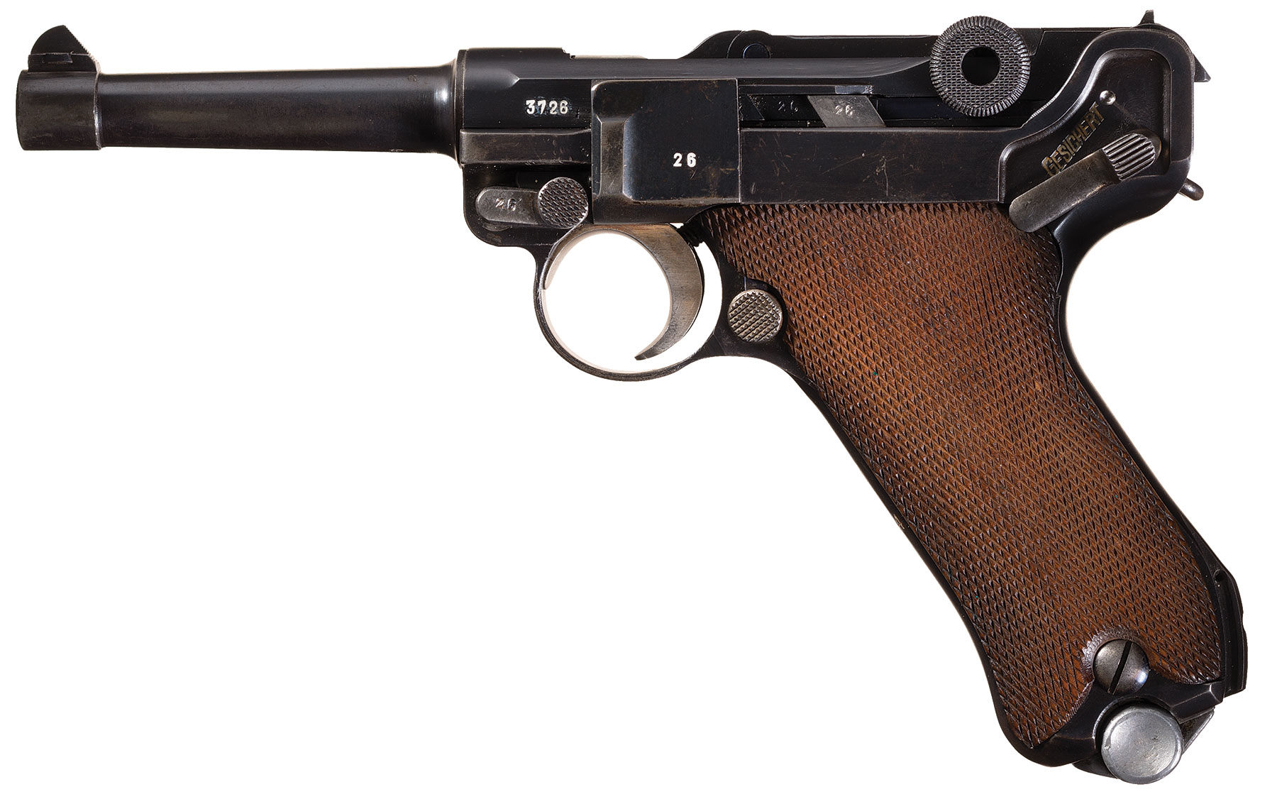 Mauser 'G' Date 'S/42' Luger Pistol, Kriegsmarine-Style Markings | Rock ...
