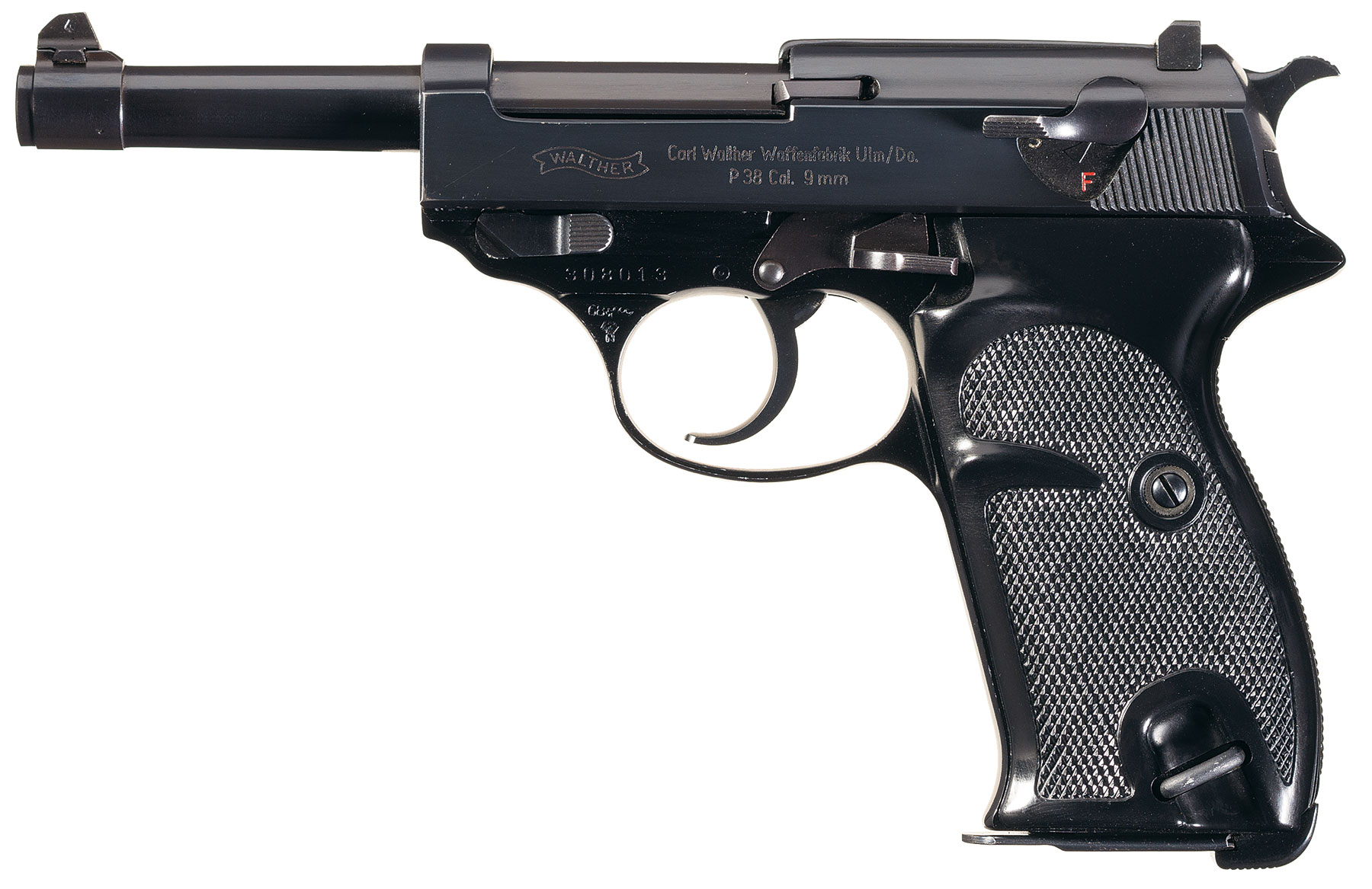 Walther/Interarms 1968 Dated P-38 Semi-Automatic Pistol | Rock Island ...