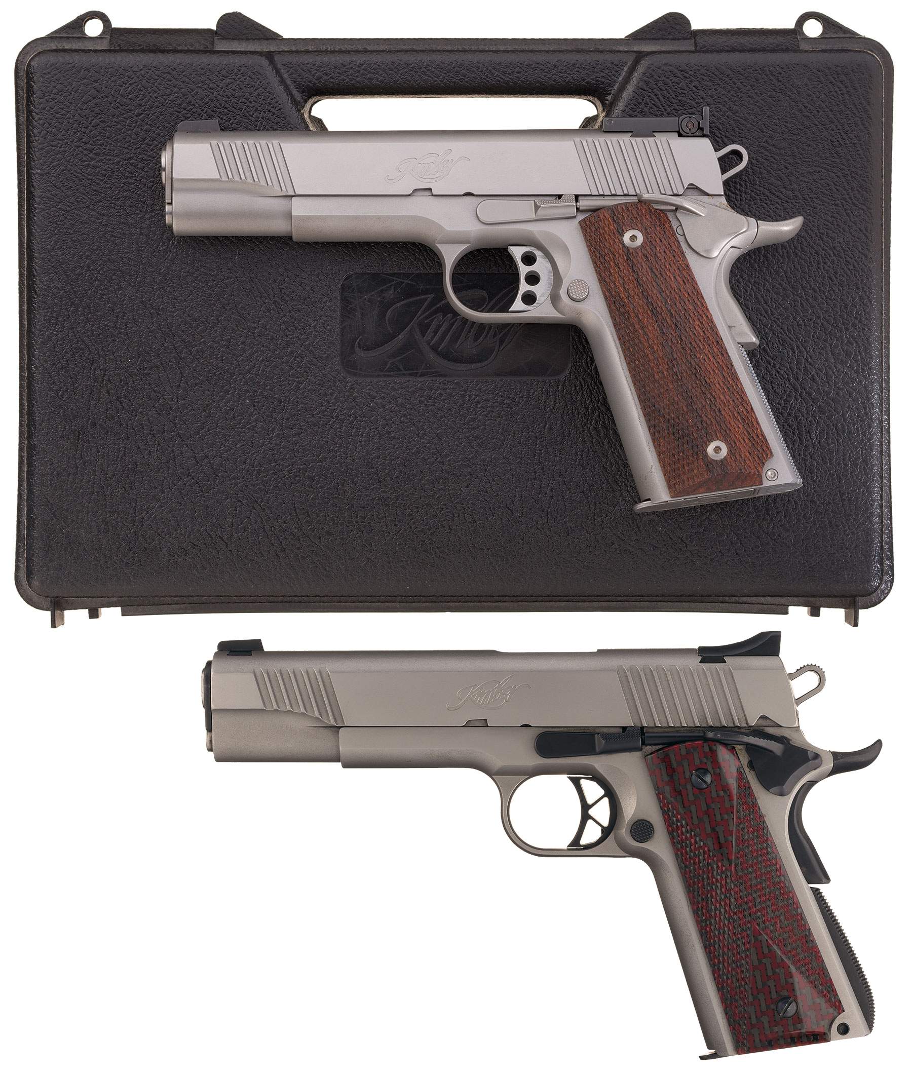 Two Kimber Semi-Automatic Pistols with a Case | Rock Island Auction
