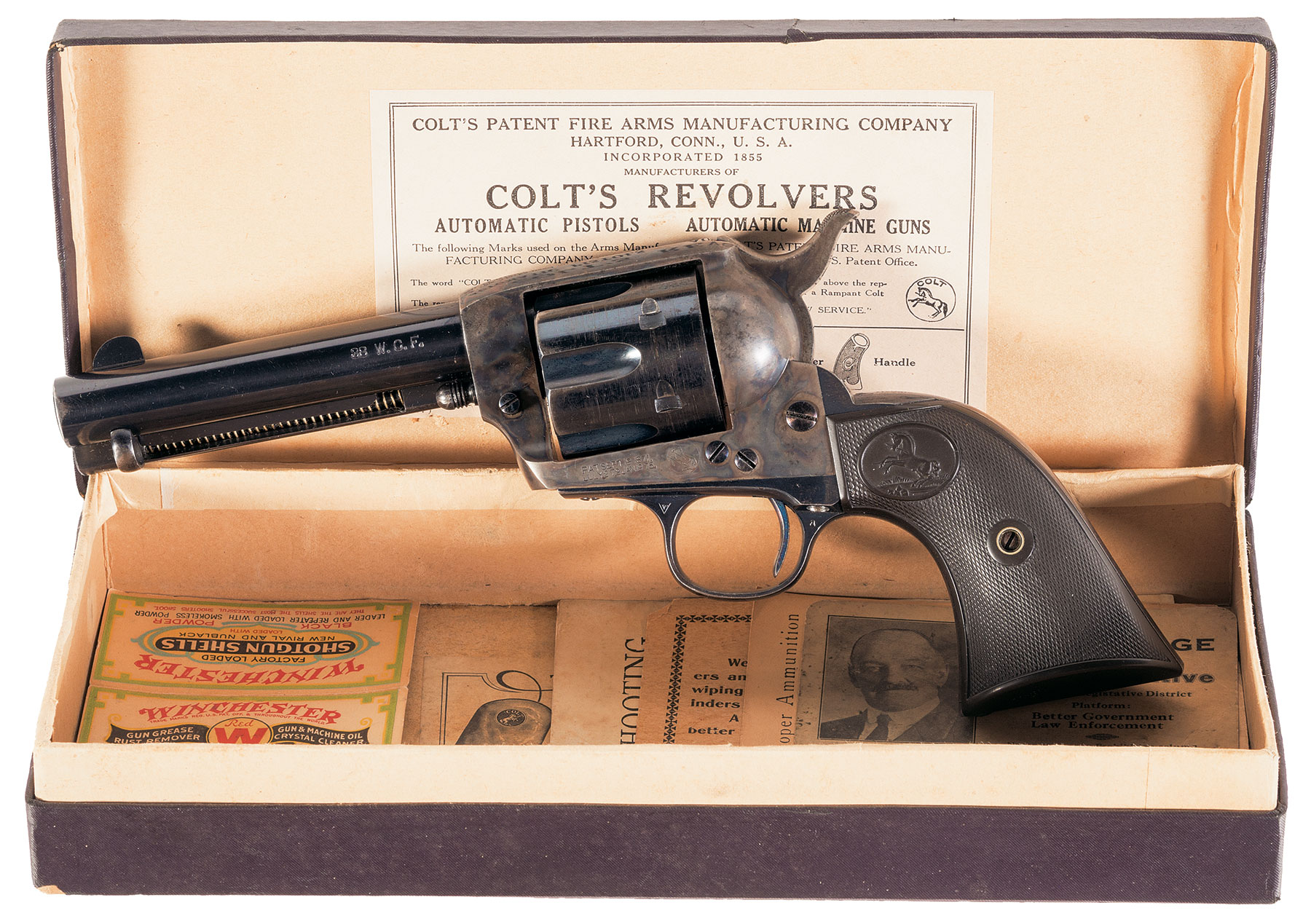 1st Gen. Colt Single Action Army Revolver, Box & Factory Letter | Rock Island Auction