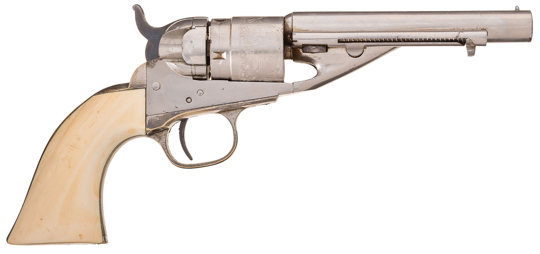 Round Barrel Colt Pocket Navy Conversion Revolver | Rock Island Auction