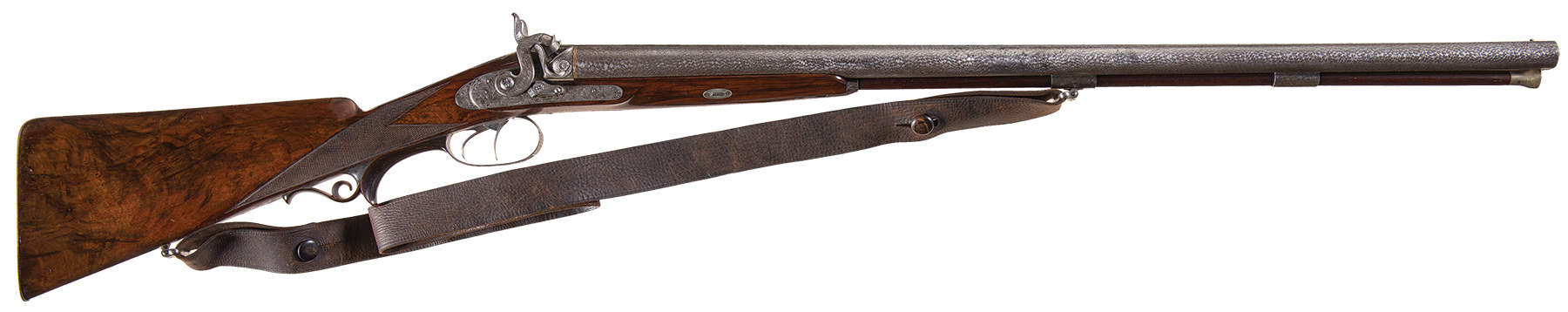 Rare Engraved Joh. Springer Imperial Percussion Shotgun | Rock Island ...