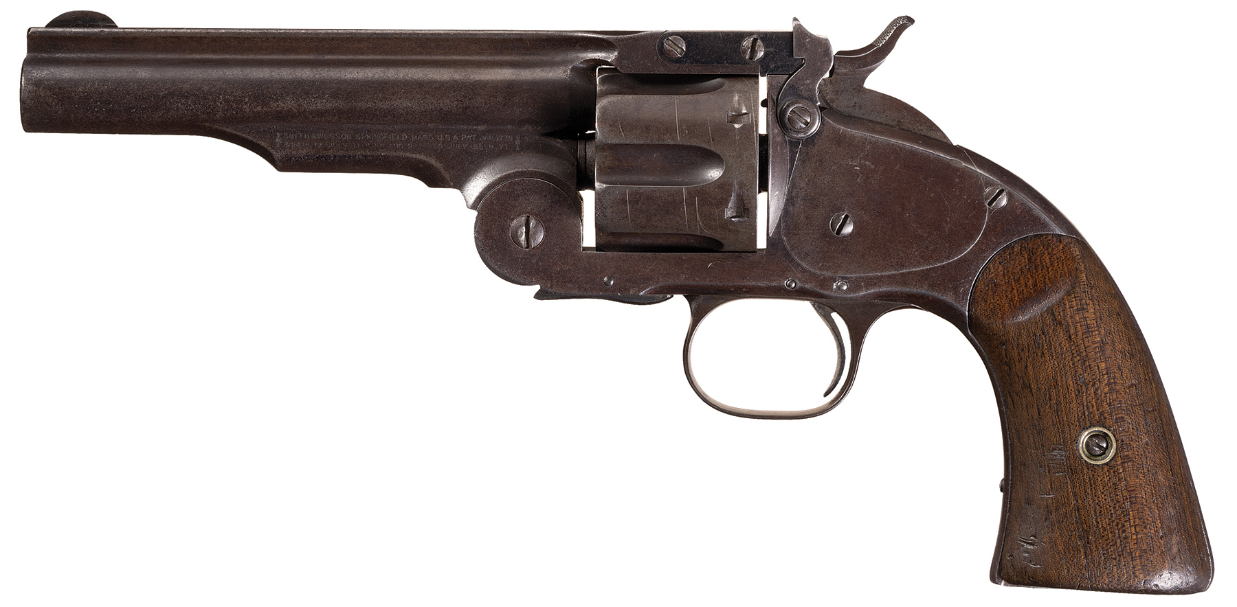 U.S. S&W First Model Schofield Revolver with Wells Fargo Marking | Rock ...