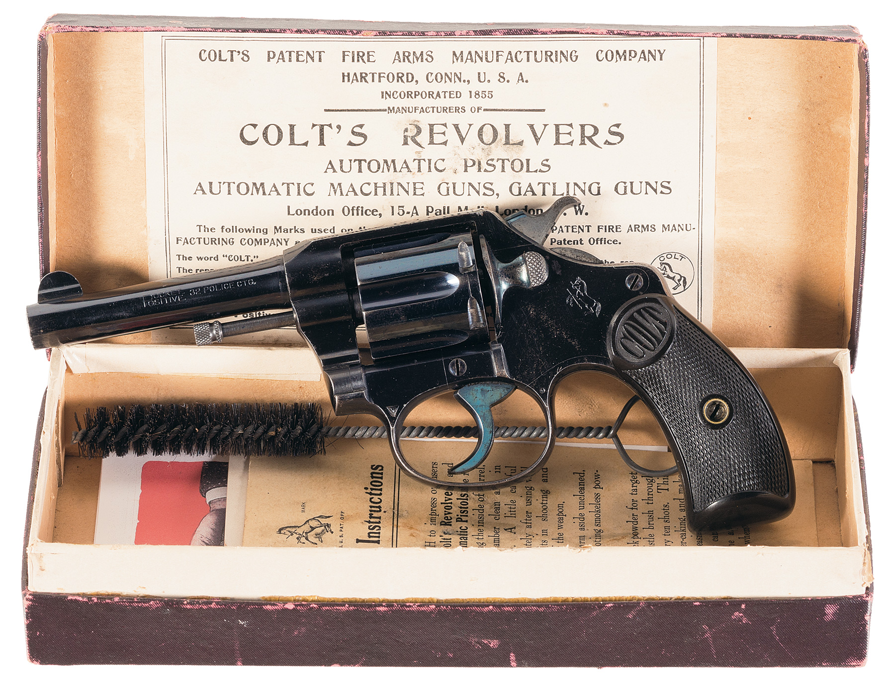 Colt Pocket Positive Double Action Revolver with Box | Rock Island Auction