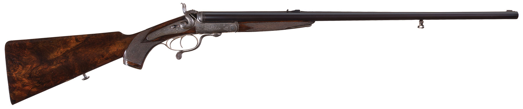 Fine Cased Rigby Rotary Underlever Hammer Rifle | Rock Island Auction
