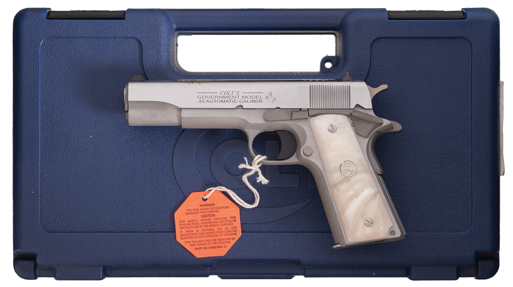 Colt Custom Government Model Semi-Automatic Pistol with Case | Rock ...