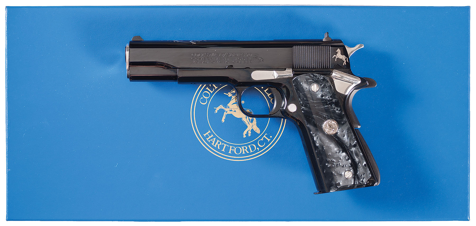 Colt Custom Government Model Semi-Automatic Pistol with Box | Rock ...