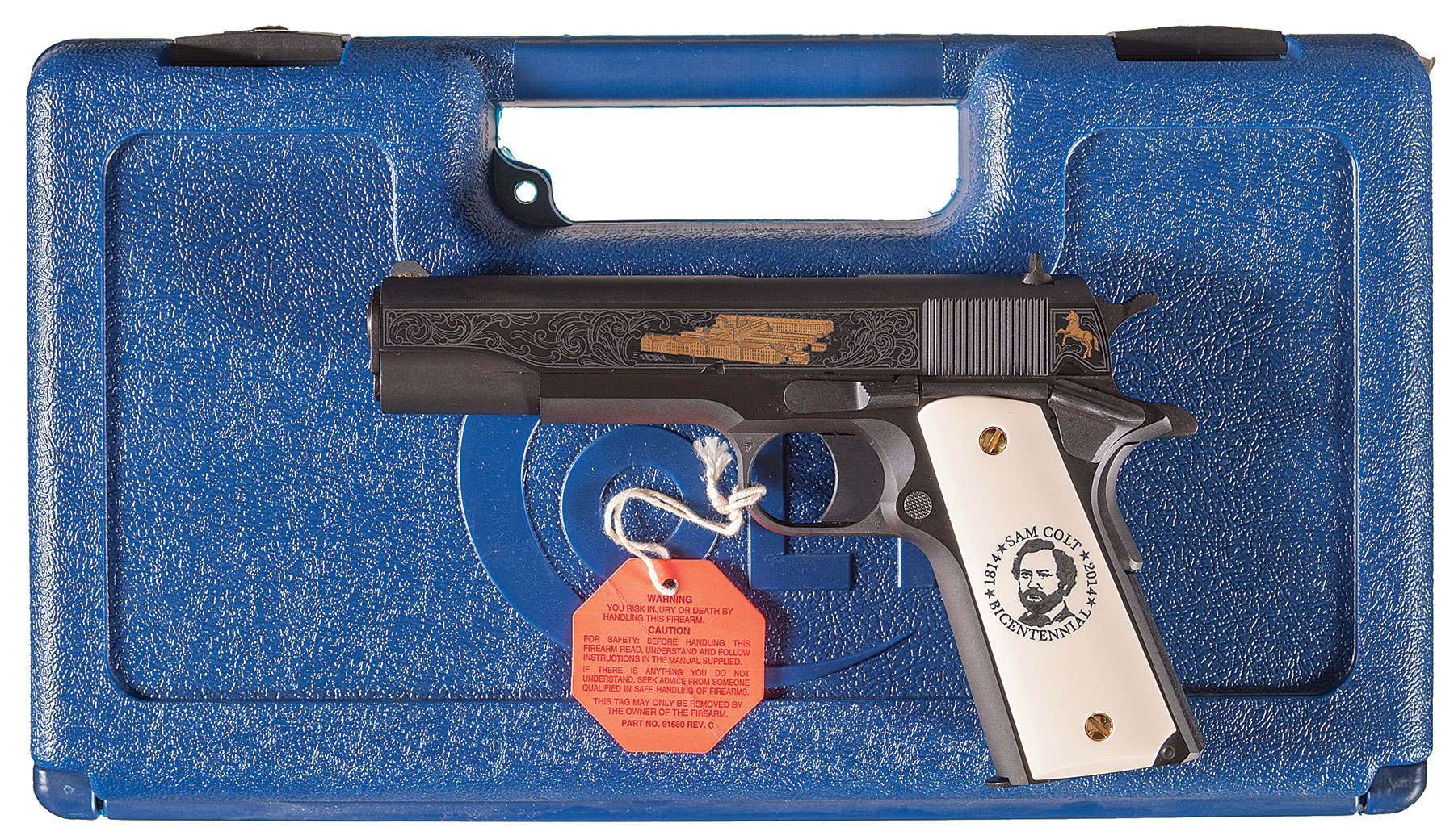 Colt Government Model 'Sam Colt Bicentennial' Pistol with Case | Rock ...