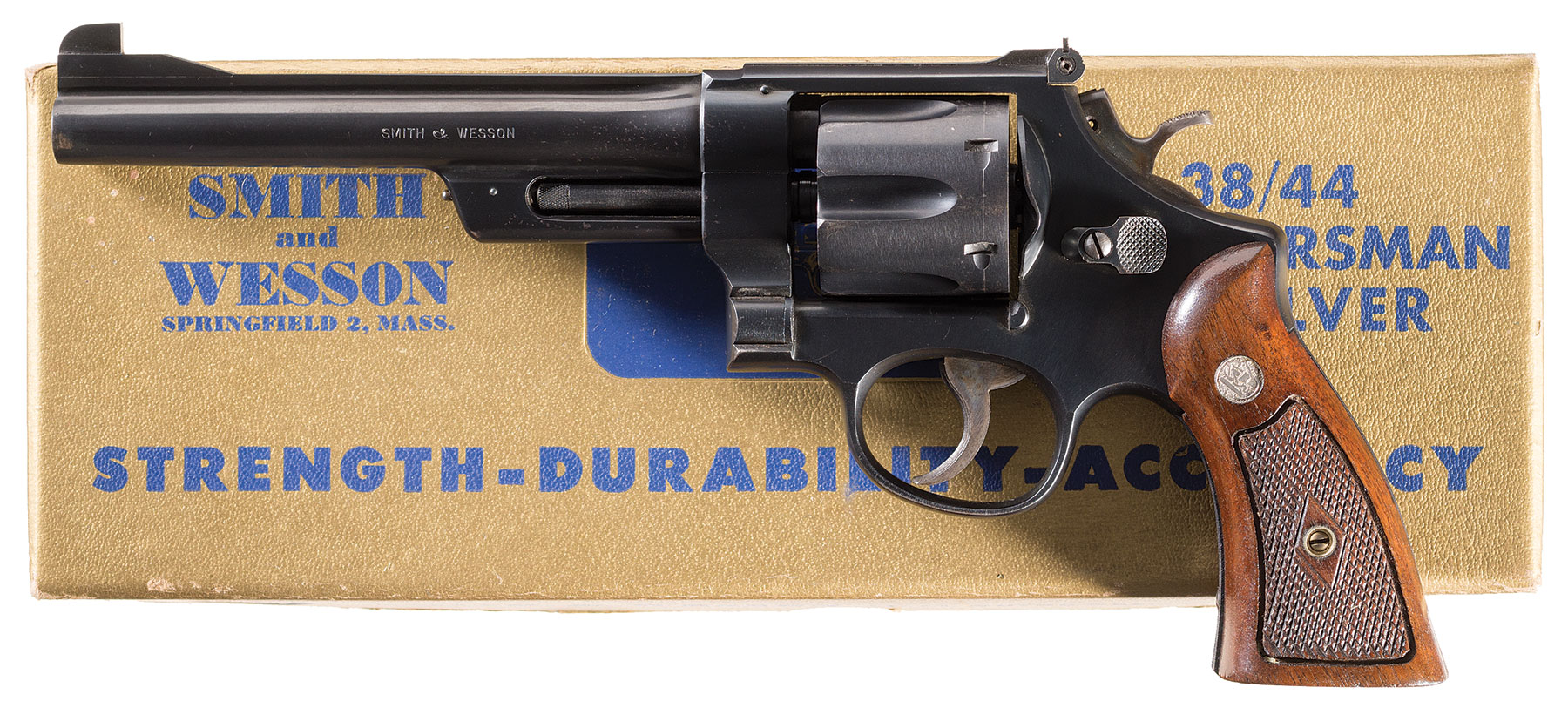 S&W Pre-Model 23 Revolver with Gold Box and Factory Letter | Rock ...