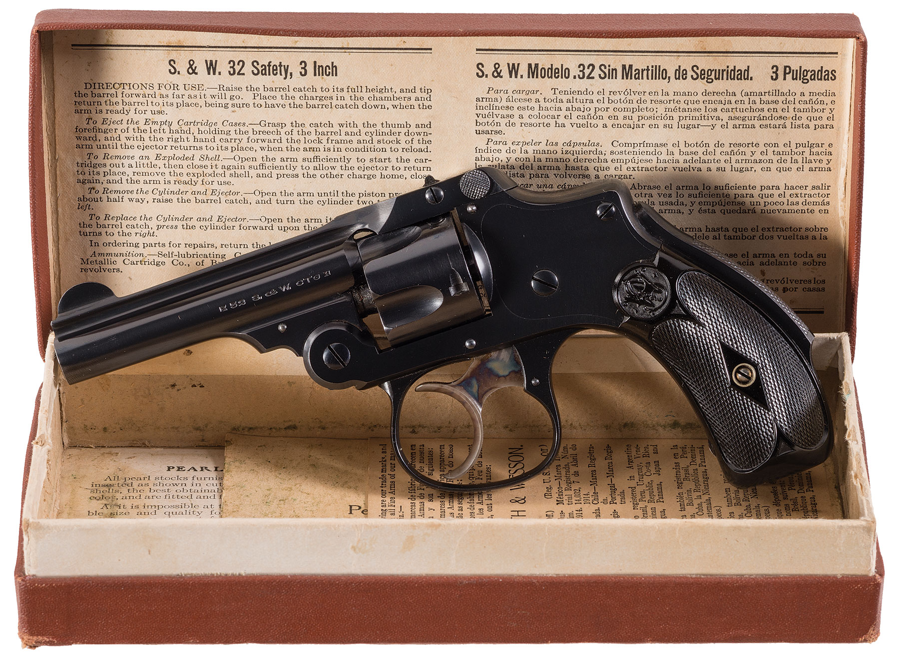 S&W 32 Safety Hammerless 3rd Model Revolver with Box | Rock Island Auction
