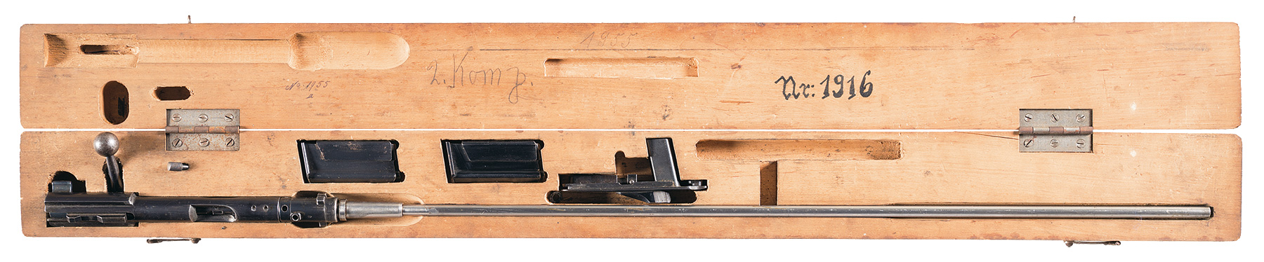 Erma 98k 22 LR Conversion Kit, w/Ex. Mag., Nazi Proofs, Case | Rock Island Auction