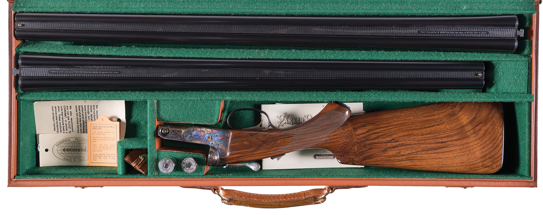W parker double barrel flintlock shotgun - tolfstatus