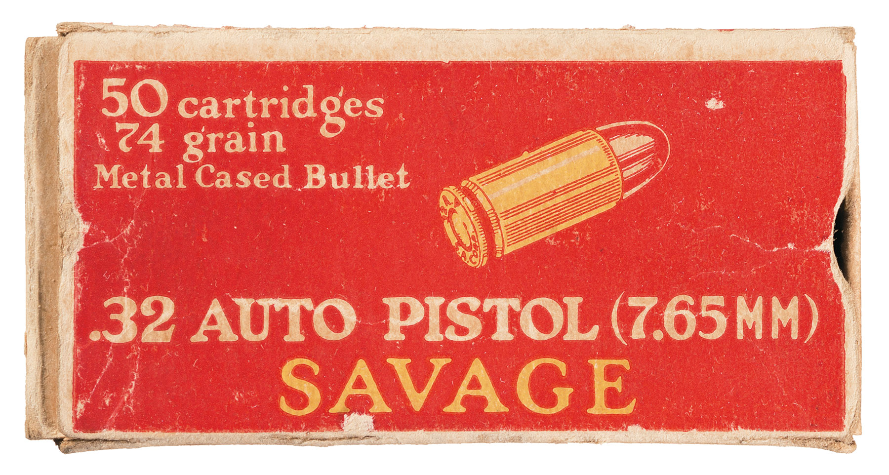 Three Scarce Vintage Boxes of Savage Arms Co Pistol Ammunition | Rock ...